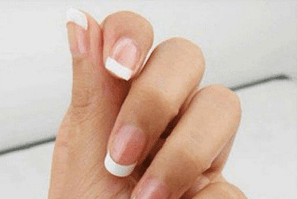 full set permanent white tip